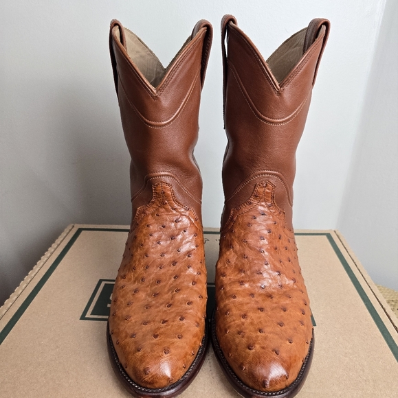 Tecovas | Shoes | Tecovas The Duke Ostrich Mens Boot Pecan In Color ...